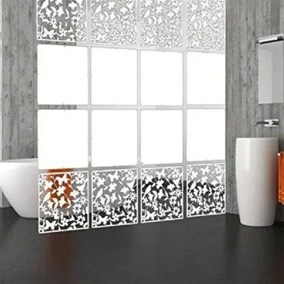 12pcs/lot  Room Safety Pvc Panel Screen Bird Flower