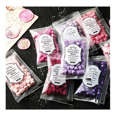 100 pcs of retro octagonal wax seal stamps scrapbook materia