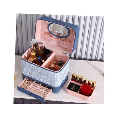 Makeup bag womens large capacity storage box化妆品收纳盒