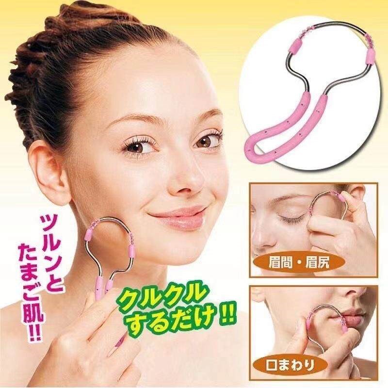 Ladys hair removal device for face, designed for delicate b