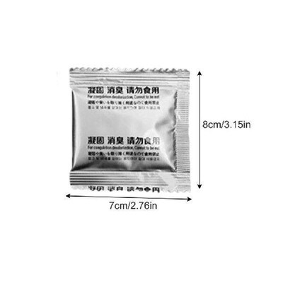 12Pcs Poo Powder Liquid Waste Gelling Deodorizing Powder
