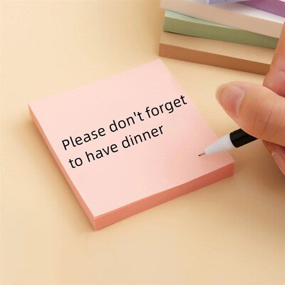 100Sheets Color Posted It Memo Sticky Notes Pads Posits Stat