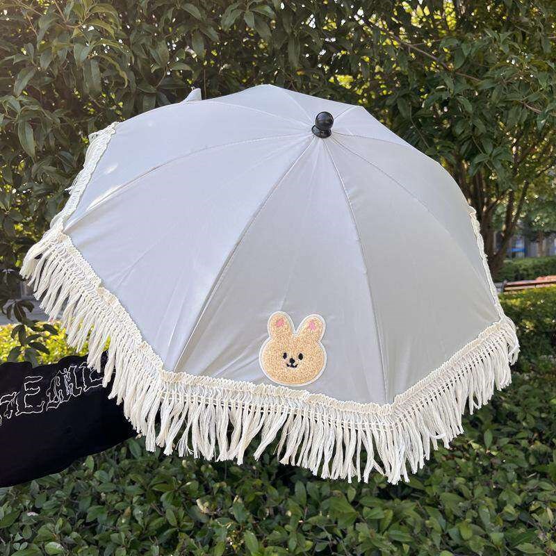 工厂好物遛娃神器遮阳雨伞户外婴儿推车儿童雨伞婴儿车带支架防晒