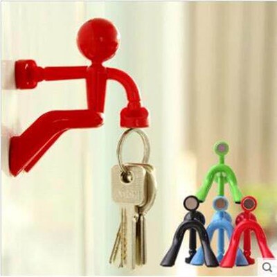 Cartoon wall climber magnet Key organizer artifact refrigera