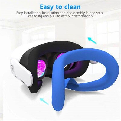 Silicone VR Face Cover Sweatproof Mask Face Pad Anti-Dirty