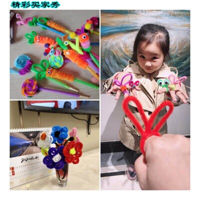 Package mail hair root twisting rod materials diy manual