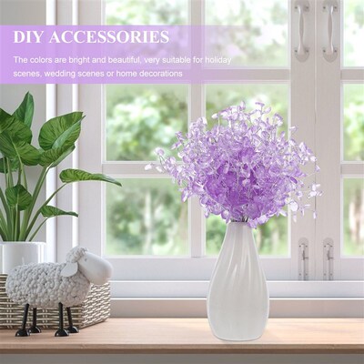 50pcs Acrylic Flower Branches Artificial Crystal Bouquets