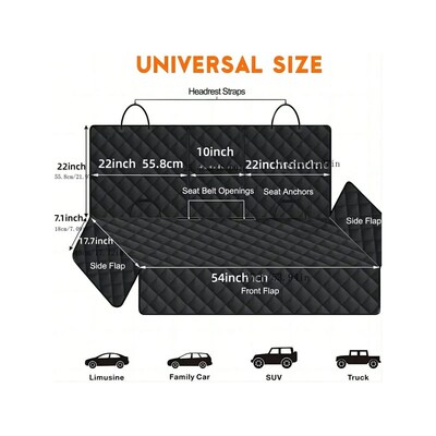 Dog Car Seat ver Pet Travel Carrier Maress Waterproof Dog Ca