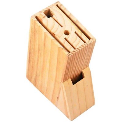 Wooden Knife Holder Stand Serving Utensils Restaurant