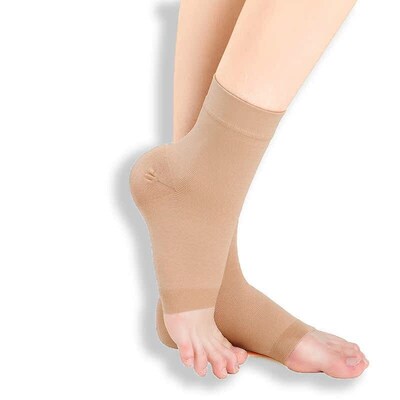2pcs/pair Plantar Fasciitis Socks Compression Foot Support S