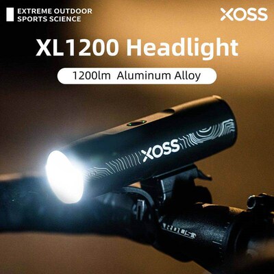 XOSS 200-3000 Lm Bike Light XL1200 Headlight Waterproof Rech