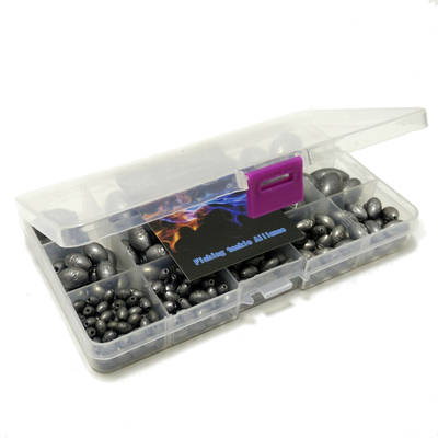 通心铅坠橄榄形混装通心坠空心铅桥筏矶钓抛海竿15030克远投铅