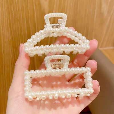 Elegant Pearls Beads Hairpin for Women Fashion Geometric Hai