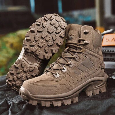 Fujeak 2023 Men Military Tactical Boots Autumn Winter Waterp