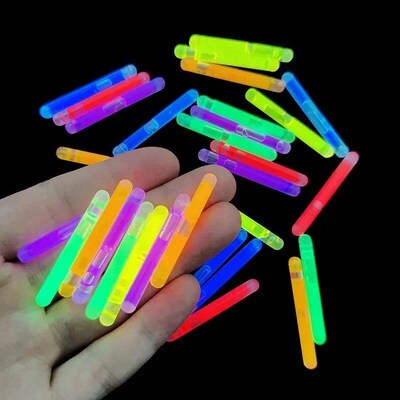 50/10Pcs Multicolor Glowing s Colorful Light  Chemical Fluor