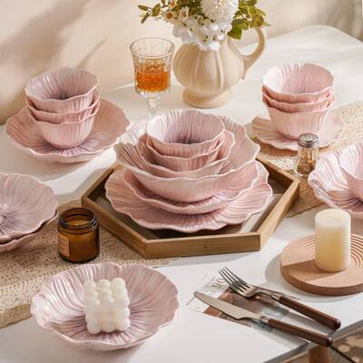 202Z12045新款is风陶瓷餐具套装新婚家用饭碗筷碟盘子乔迁送n礼釉