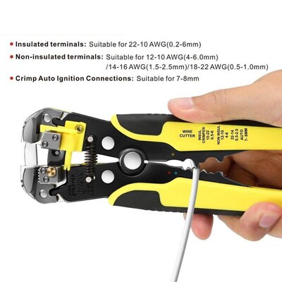 Wire Stripper Cable Cutter Crimper Wire PlNiers Automatic Mu