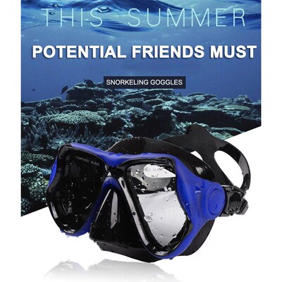 Scuba Diving Mask Anti-Fog Professional Snorkeling Mask Pano