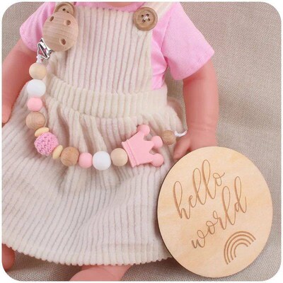 Baby Soother Nipple Clip Infant Dummy Holder Strap Pacifier