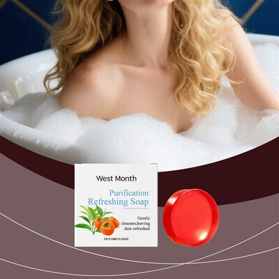 WEST MONTH Body Care Skin Soap - A gentle cleansing soap for