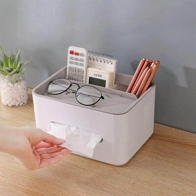 Tissue Storage Box Napkin Holder Living Room Organizer Box