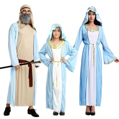 Umorden Purim Halloween Costumes Adult Men Shepherd Saint Jo