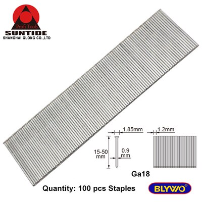 1000pcs 18 Gauge T Shaped Staples Ga18 Type Brads Nails For