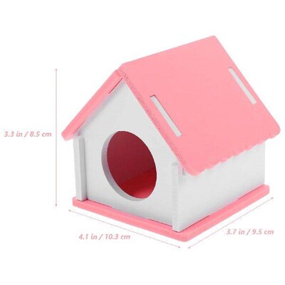 Small Animal Hut Habitat Chinchillas Hideaway Guinea Pig