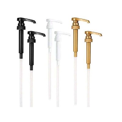 Hot Coffee Syrup Pump Dispenser, 6 Pack Syrup Pump For