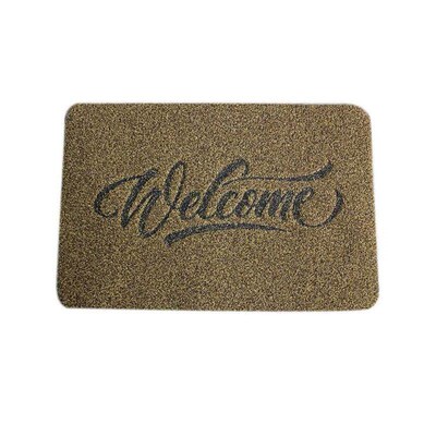 Entrance Doormat TPR Rubber Non-Slip Bath Mat Mud Sand Remov
