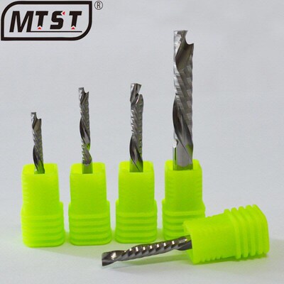 1pc 3.175 4 5 6 8mm single flute composite tungsten steel mi