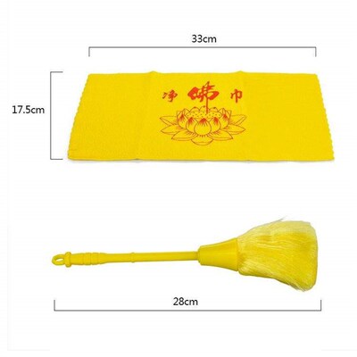Buddha statue cleaning duster, Buddha niche duster, cleaning