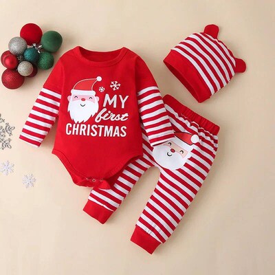 My First Christmas Baby Girl Clothes Sets, Crian?a, Meninos