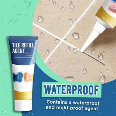 Tile Repair Agent Pen White Tile Refill Grout Pen Tile Gap W