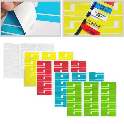 30Pcs Self-Adhesive Cable Label Waterproof Identification