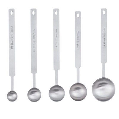 1.25/2.5/5/15ml Stainless Steel Measuring Spoon ffee Measuri