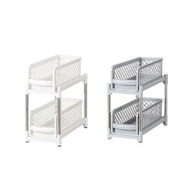 under Sink Organiser Rack Slide Out Pantry Cabniet Storage