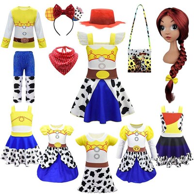 Toy Story Girls Jessie Dress Up Halloween Children Woody