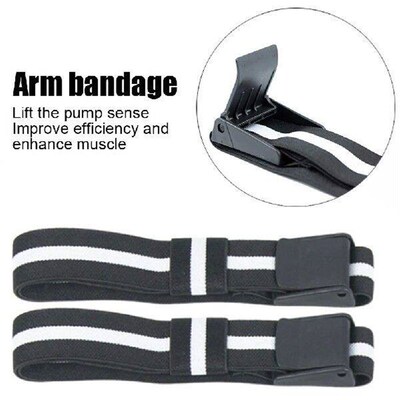 Occlusion Training Straps Heavy Weight Lifting Workout