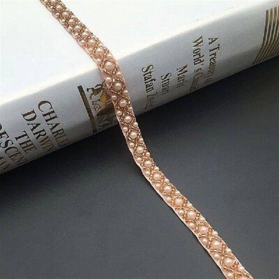 Craft Headpiece DIY Wedding Pearl Sewing Accessories Ribbon