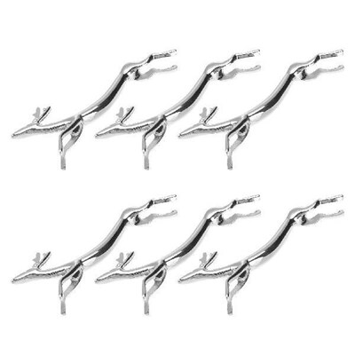 6 PCS Tableware Chopstick Rest Metal Chopsticks Holder