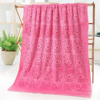 Cartoo cotton bath towel adult child Towels 浴巾 140*70cm