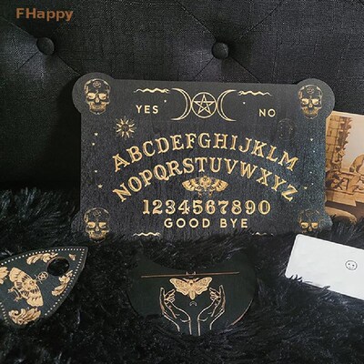 12inch Wooden Divination Pendulum Board Engraved Magic Ouija