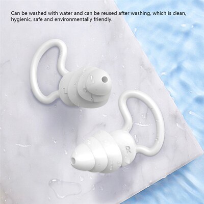 Silicone Ear Plugs Noise Canceling Plugs Sleep Earplugs Redu
