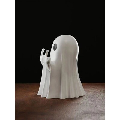 1pc middle finger ghot tatue, 7.5cm terrifying ghot decorati