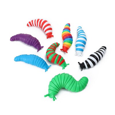 2023 Toy Fat Brain Slug Articulated Flexible 3D Slug Fidget