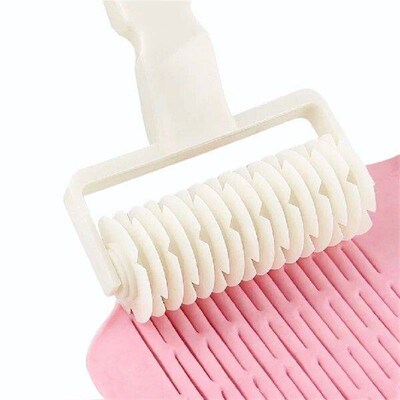 Plastic Dough Lattice Roller Cutter Pull Net Wheel Knife