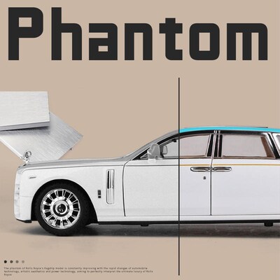 1:22 Rolls Royce Phantom Alloy Car Model Diecast & Toy Vehic