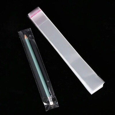 200pcs Resealable Self Adhesive Bag Plastic Transparent
