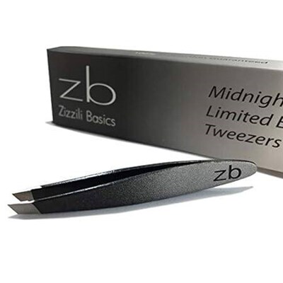 Zizzili Basics Mini Slant Tweezers - Best Tweezers for Ey